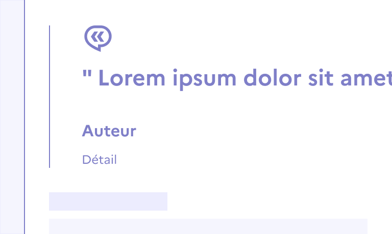 Mise en exergue - Système de Design de l’État